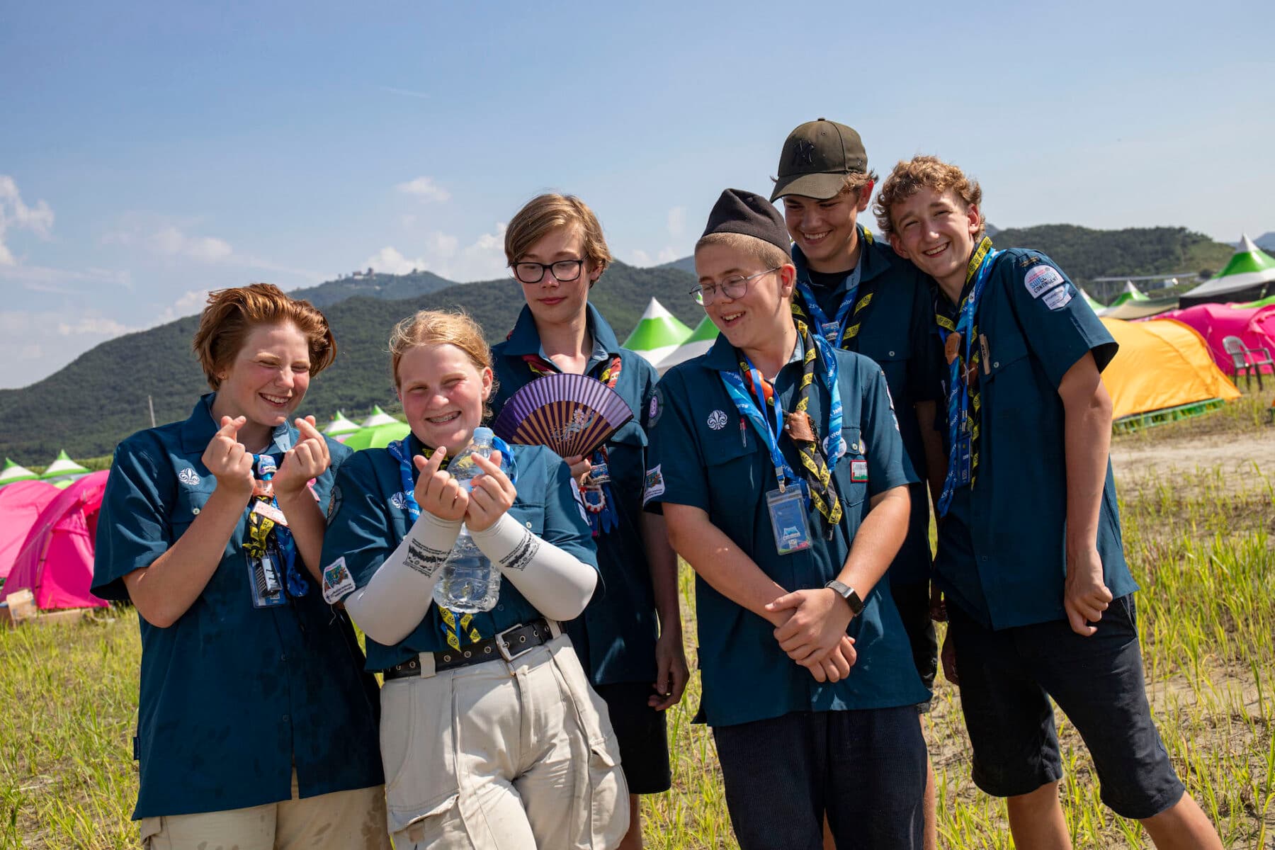 Svenska kontingenten på plats på World Scout Jamboree 2023 - Scouterna